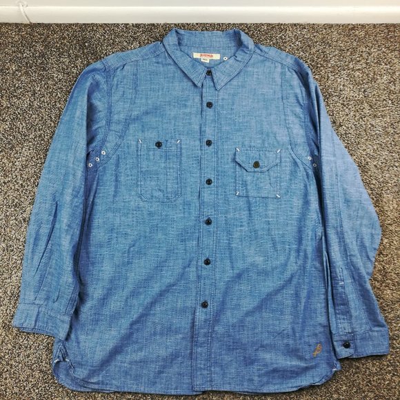 Birdwell | Shirts | Birdwell Beach Britches Shirt Chambray Work Ls ...